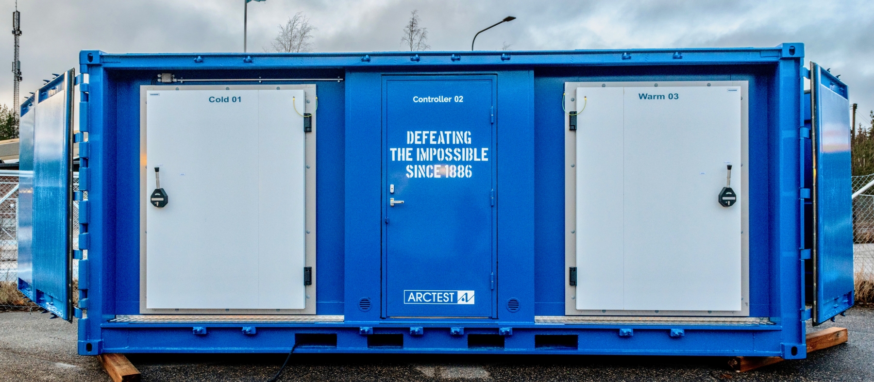 Containers för klimat och temperatursimulering - Arctest