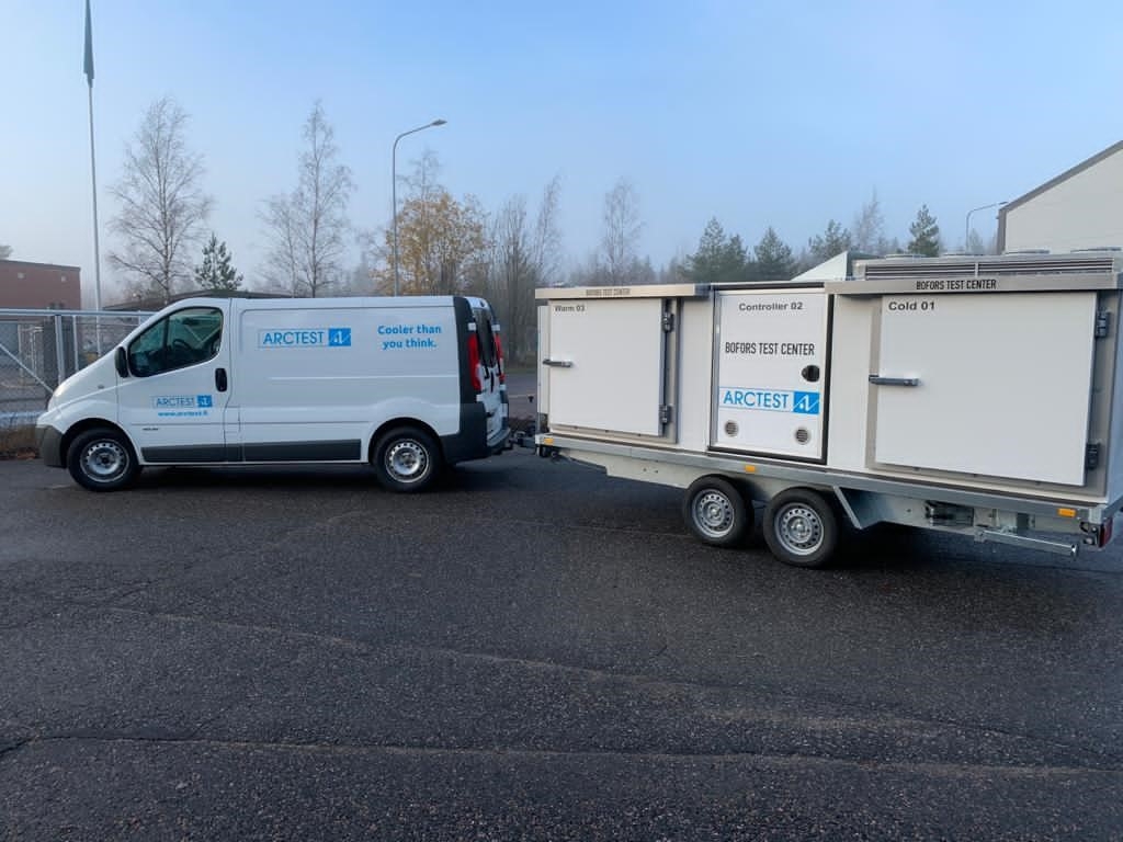 Trailers for climate and temperature simulation - Arctest